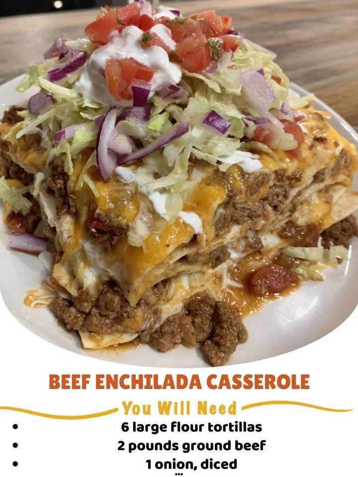 Beef Enchilada Casserole